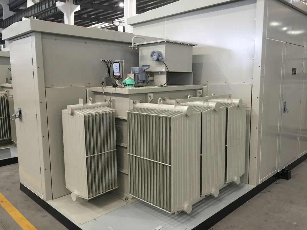 35kV Oil / Dry Type Transformer Prefabricated Substation For Wind ...