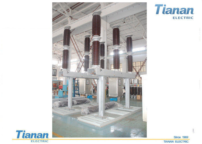 132kv Cb / 145kv High Voltage Circuit Breaker Sf6 Electric Type With 3 Pole